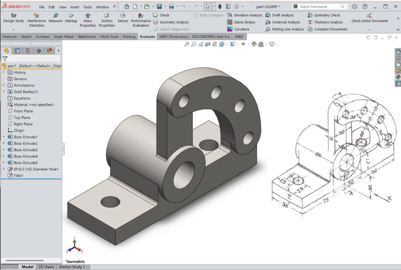 دوره آموزشی سالیدورک SolidWorks مقدماتی دانشگاه صنعتی شریف – شریف دوره